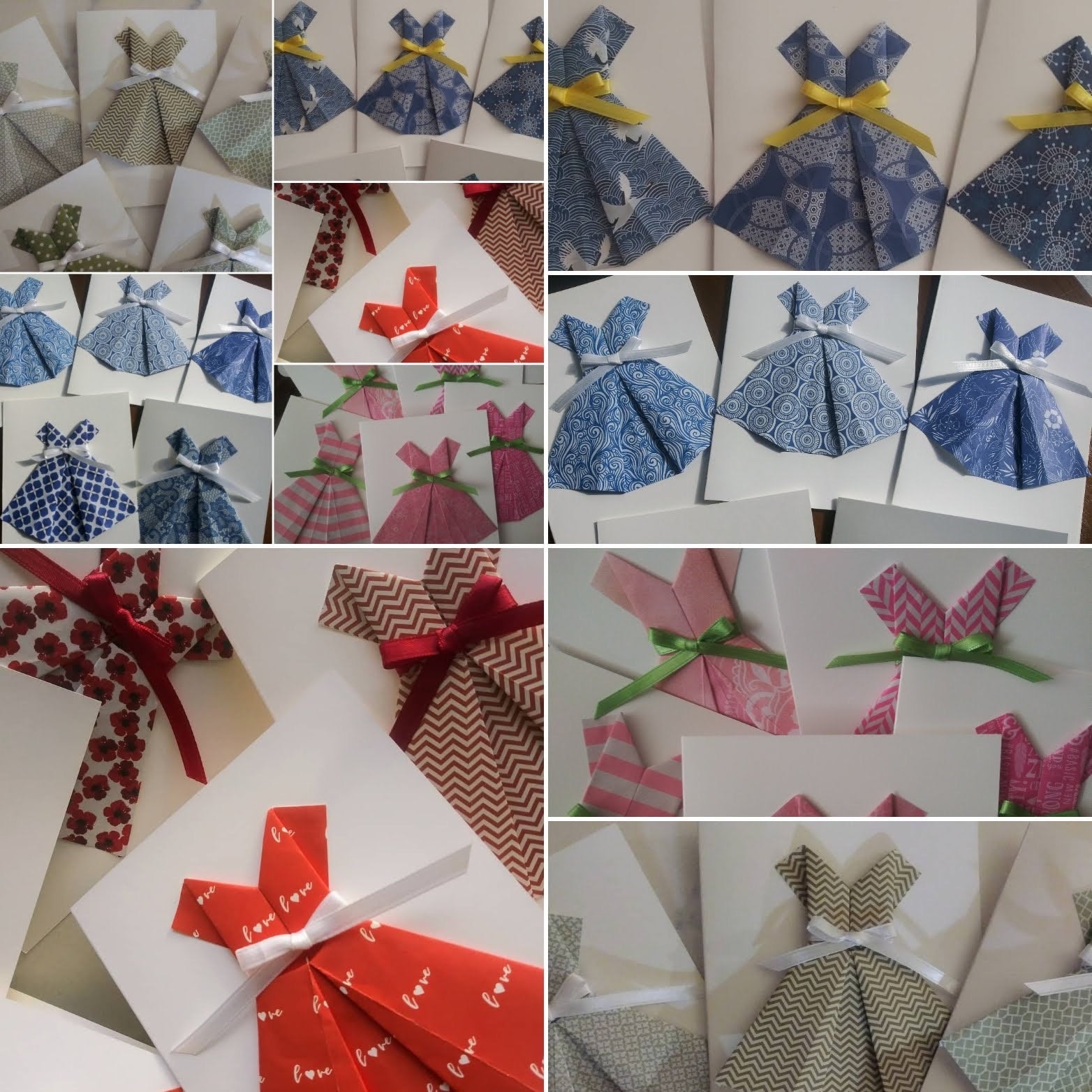 Sister Series - Origami Dress Cards | The Envelope Please